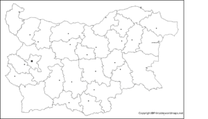 Blank Map of Bulgaria – Outline Map of Bulgaria [PDF] - Printable World ...