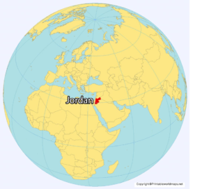Jordan World Map | Jordan on World Political Map - Printable World Maps
