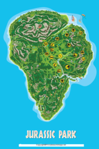 Jurassic World Park Map – Explore the Jurassic Universe