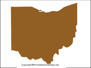 Blank Map of Ohio – Printable Ohio Map Outline [PDF] - Printable World Maps