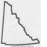 Printable Blank Map of Yukon – Outline, Transparent, PNG Map ...