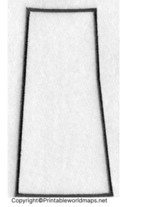 Printable Blank Map of Saskatchewan – Outline, PNG Map - Printable ...