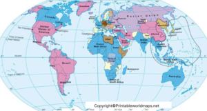 World Map 1939 Political Labeled Printable in PDF - Printable World Maps