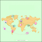World Shipping Routes Map with Ports – Download PDF Now