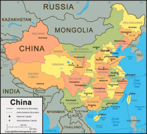 Printable Labeled Map of China with Provinces [PDF] - Printable World Maps