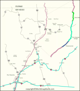 Rio Grande River Map | US Map of Rio Grand River - Printable World Maps
