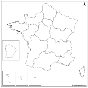 Blank Map of France – France Outline Map [PDF] - Printable World Maps