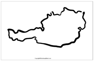 Austria Map Outline – Blank Map of Austria [PDF] - Printable World Maps