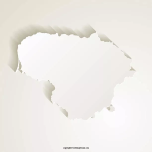 Printable Blank Map of Lithuania – Outline, Transparent Map - Printable ...