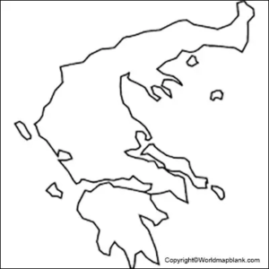 Printable Blank Map of Greece – Outline, Transparent, PNG map ...