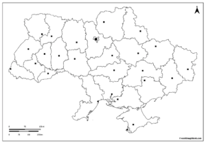 Blank Map of Ukraine – Outline Map of Ukraine [PDF] - Printable World Maps