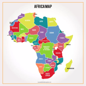 Africa Map with Countries – Labeled Map of Africa [PDF] - Printable ...