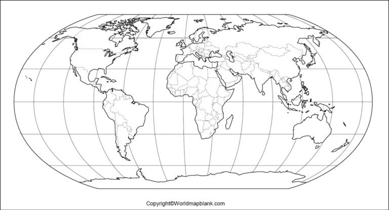 Printable Blank World Map – World Map Blank [PDF] - Printable World Maps