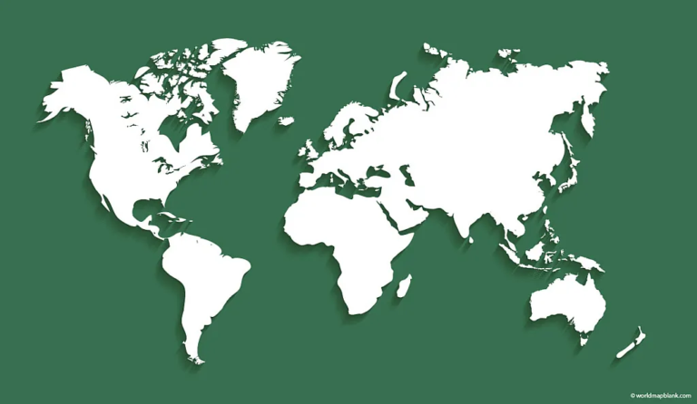 Printable Blank World Map – World Map Blank [PDF] - Printable World Maps